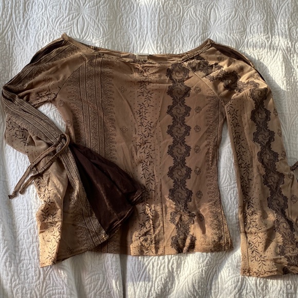 Tea Collection | Tops | Vintage Sheer Flared Arm Top | Poshmark